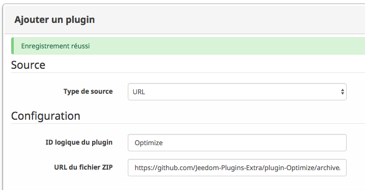 Cliquer sur Enregistrer